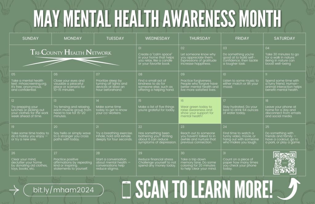 May is Mental Health Awareness Month: Light Up and Be Seen In Green ...